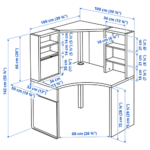 Perfect MICKE Corner Workstation – Space-Saving Desk