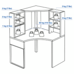 Perfect MICKE Corner Workstation White – Compact IKEA Desk